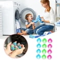 12 Pieces Pet Hair Remover for Laundry Dryer Balls Reusable Washing ...