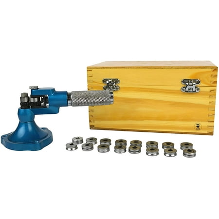 Deluxe Stone Set Ring Stretcher Enlarger Kit w/ 16 Dies and Roller w ...