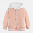 CAUYDY Kids Baseball Jackets Boys and Girls Fit Varsity Jacket Hooded ...