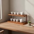 JWQFBC Tea Set Display Stand Space Saving Multi-Tier Cup Rack opening ...