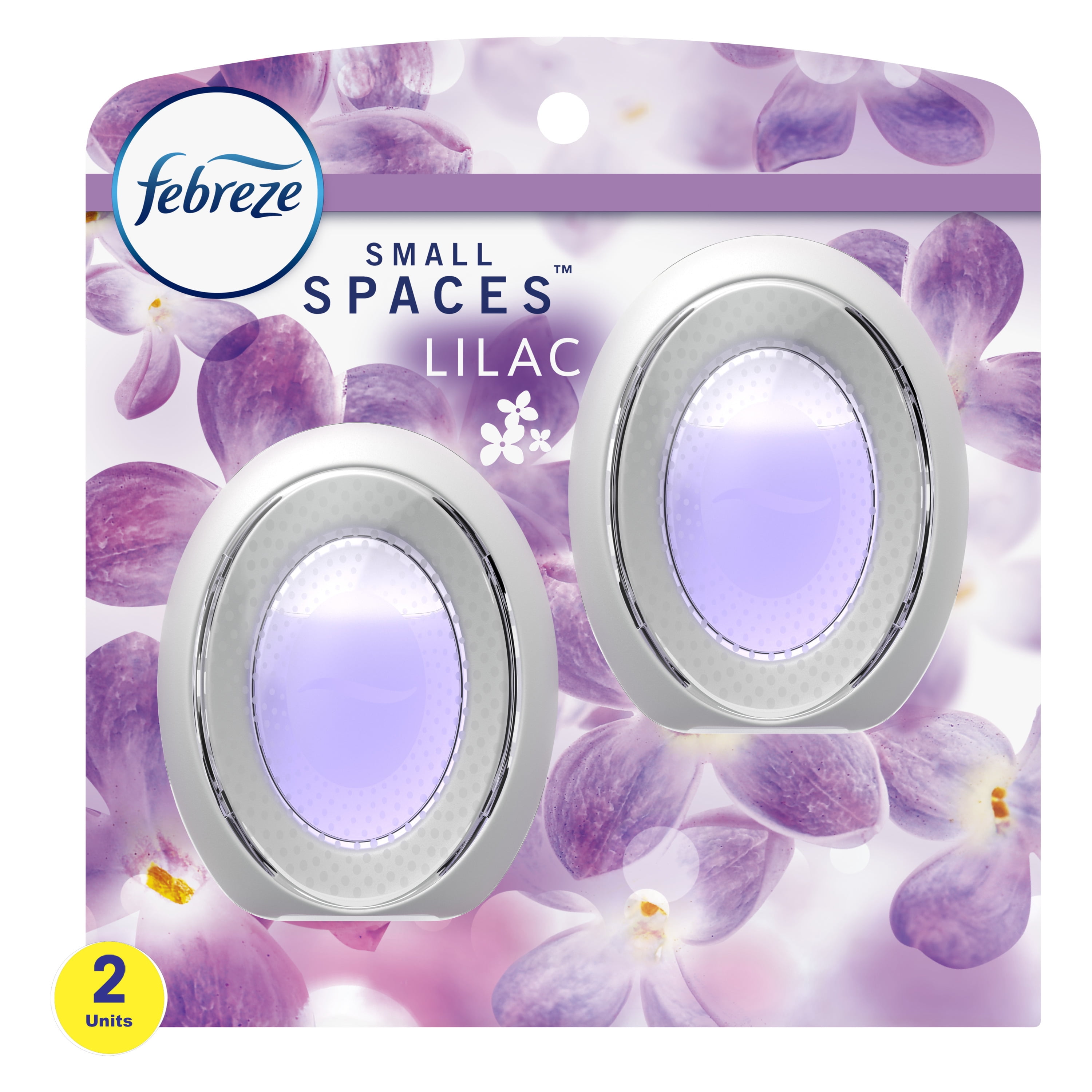 Febreze Small Spaces Air Freshener Lilac, .25 fl. oz., Pack of 2 ...