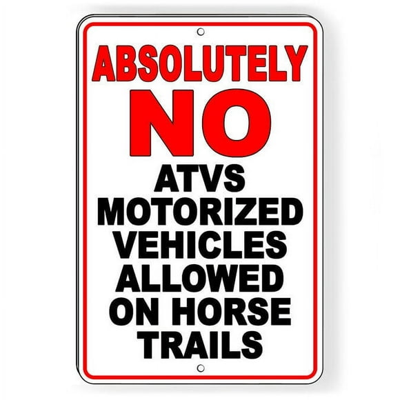 No Atv Sign