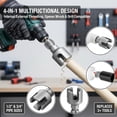 4 in 1 Water Pipe Wrench, Dual-Function Internal & External Pipe ...