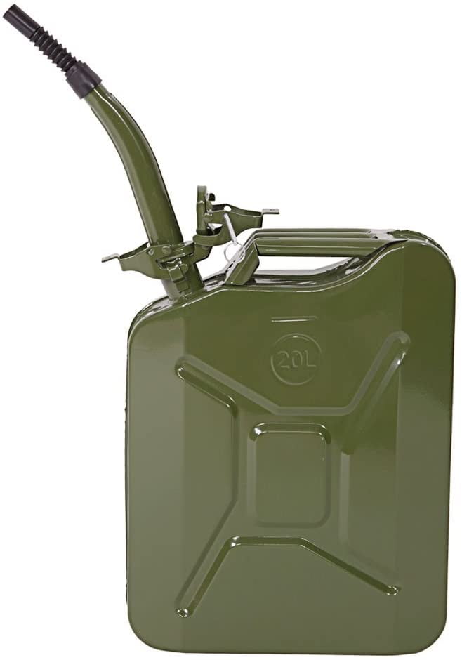 20L (5 Gallon) Petrol Diesel Fuel Can Gasoline Bucket Fuel Can with Oil ...