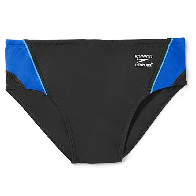 Speedo Men's Swimsuit Brief Launch Endurance+ Splice Team Colors ...