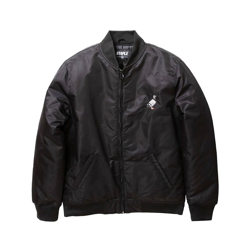 Staple Pigeon Vestry Bomber Jacket Black - Walmart.com