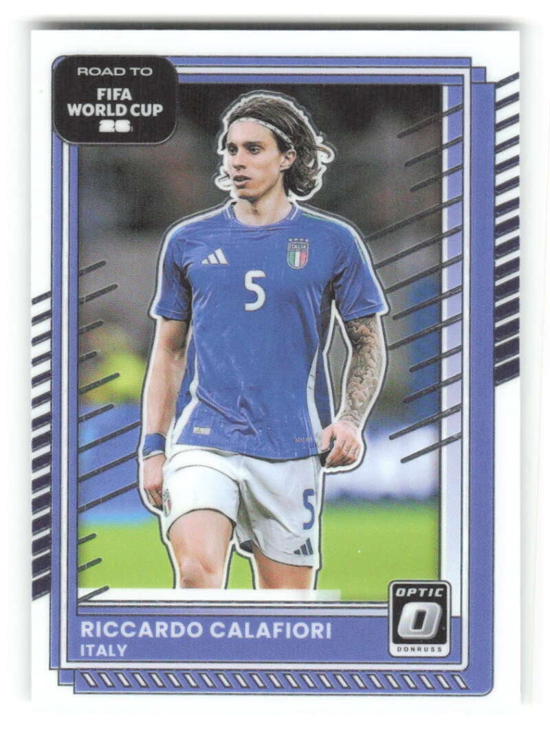 2025-26 Donruss Optic Road to FIFA World Cup #116 Riccardo Calafiori ...