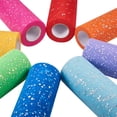 5 Roll Glitter Sequin Deco Mesh Ribbons Tulle Fabric Tulle Roll Spool ...