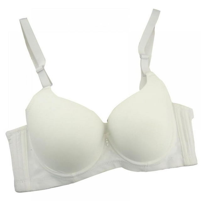 Womens Push Up Bras Adjustable White Brassiere Seamless Sexy Women Bra ...