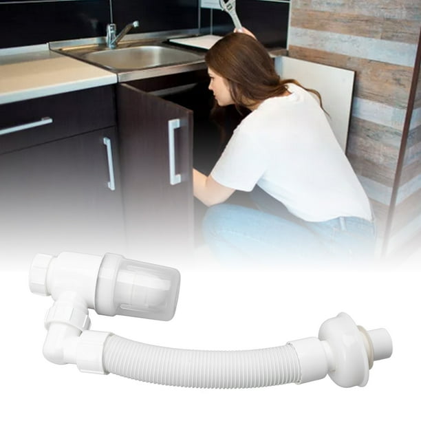 Sewage Drainer Pipe, ABS Non Return Valve Sink Drain Pipe Detachable ...