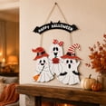 1PC A Minibee Wooden Halloween Door Sign Hanging Wall Decor for Haunted ...