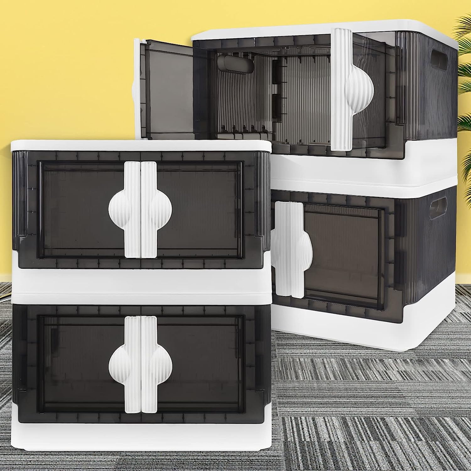 SHMAMT Collapsible Storage Bins Closet Organizers and Storage ...