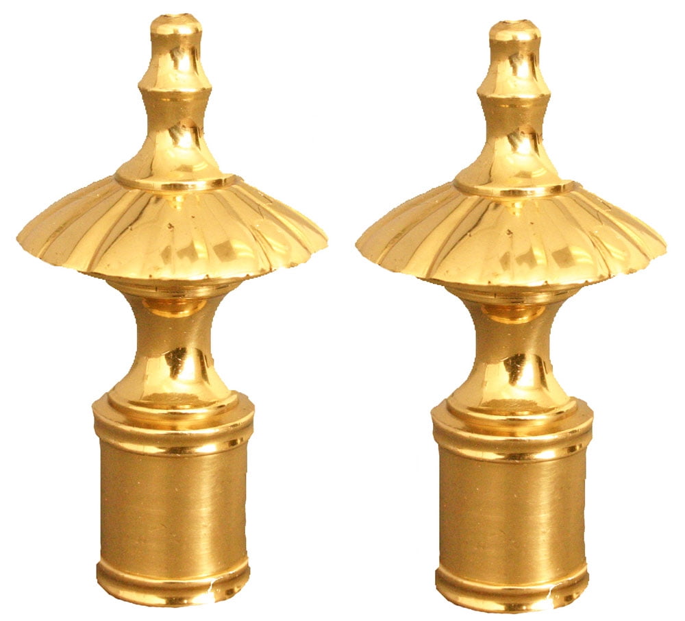 Royal Designs, Inc. Umbrella Lamp Finial for Lamp Shade, F-101PB-2 ...