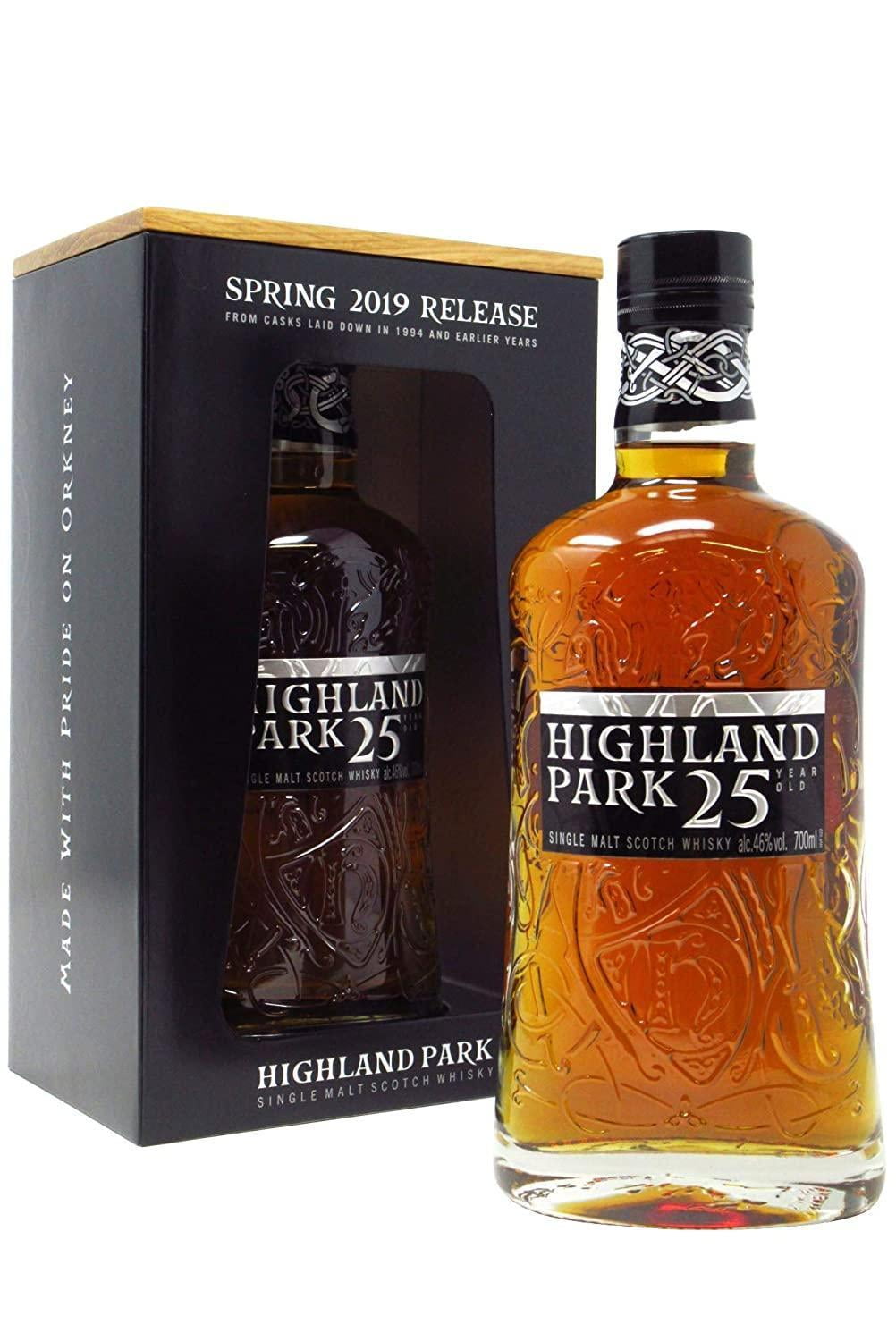 Paquete de 3 Whisky Highland Park Single Malt 25 Años 700 ml | Walmart en línea