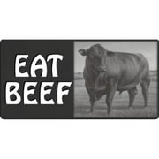 Eat Beef License Plate