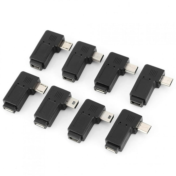 Pack of 40 Multiple USB2.0 Adapters Angled Mini Micro Type B Male ...