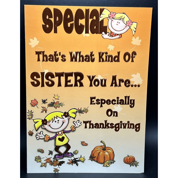 Happy 1st Thanksgiving Greeting Card w/Envelope - Walmart.com