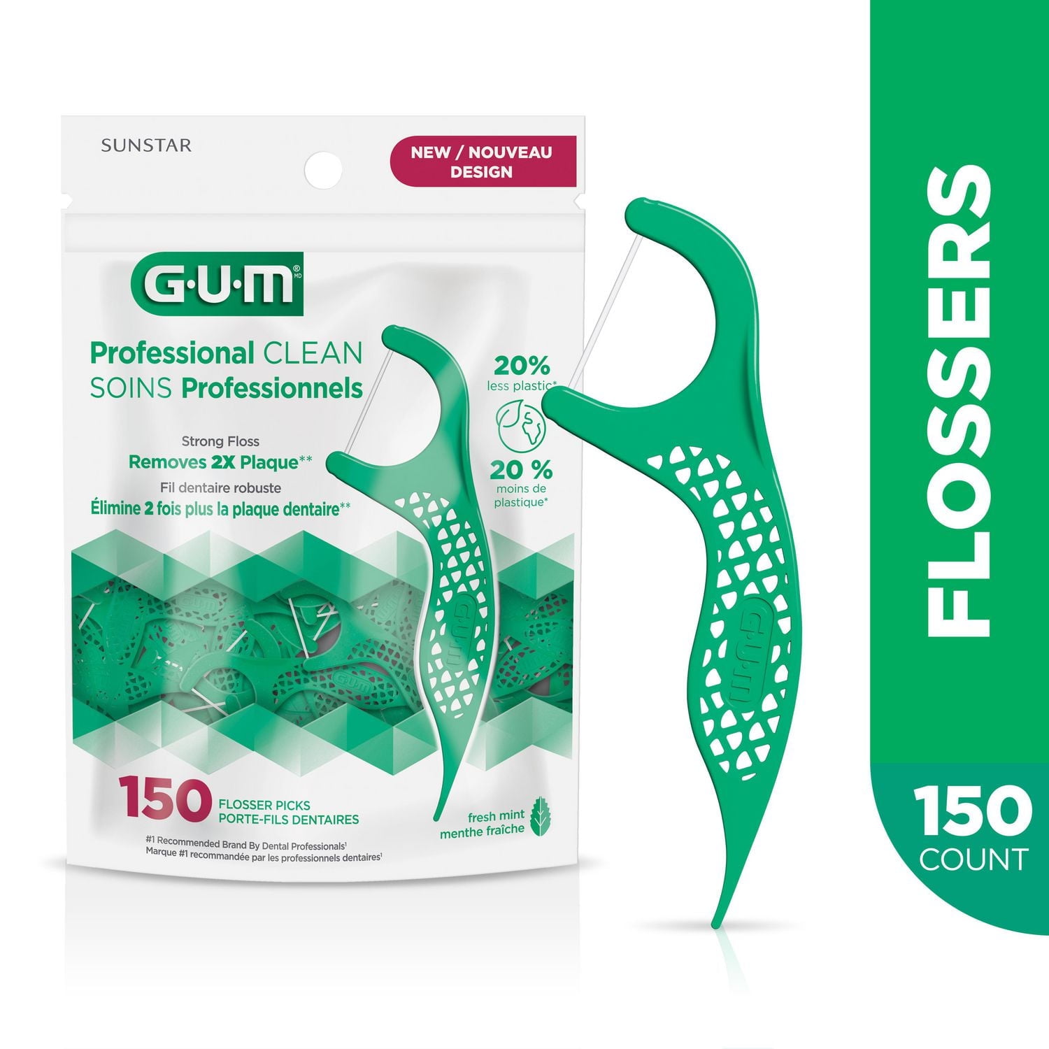 Click here for Gum Professional Clean Flossers  Fresh Mint Flavou... prices