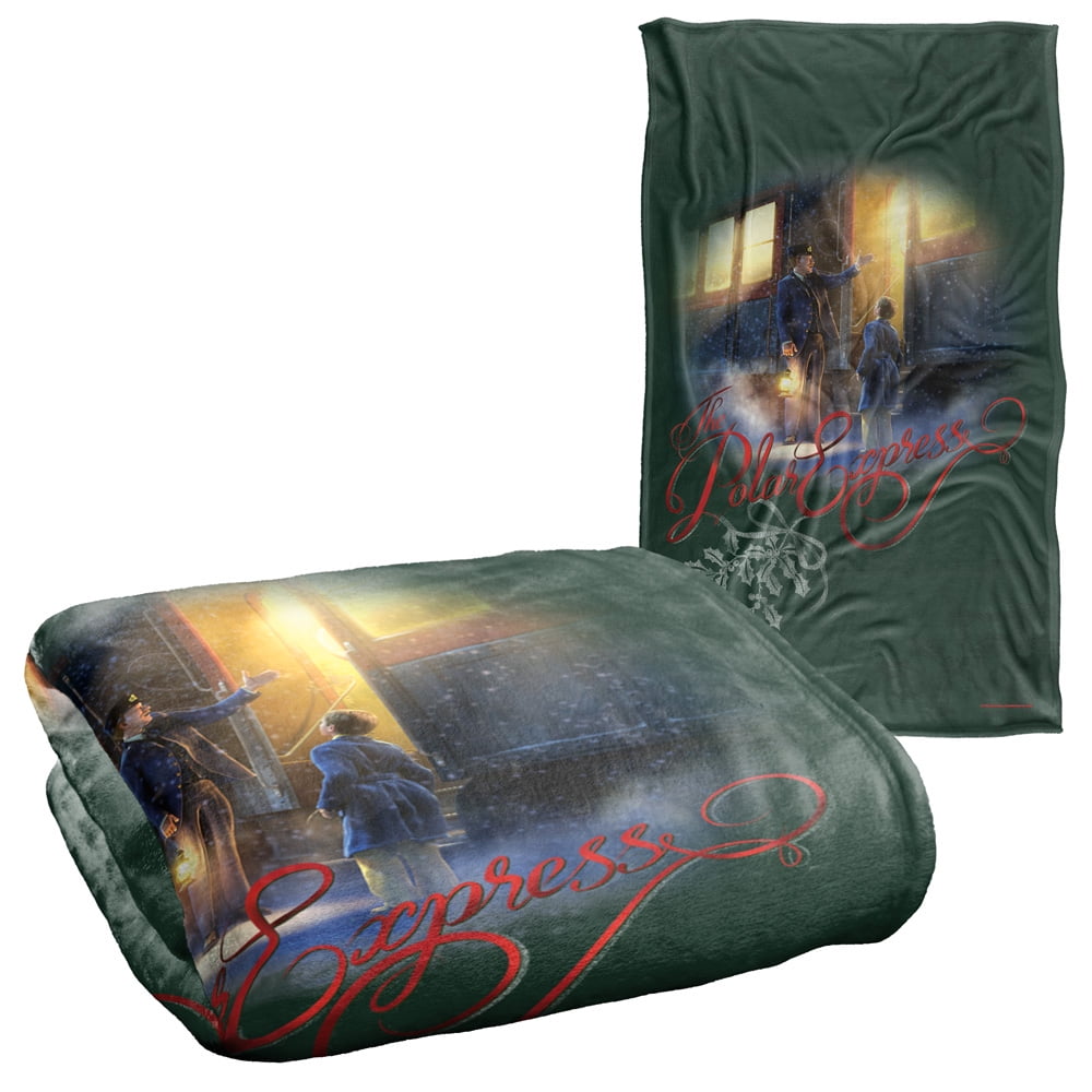 Polar Express Conductors Welcome Silky Touch Super Soft Throw Blanket ...
