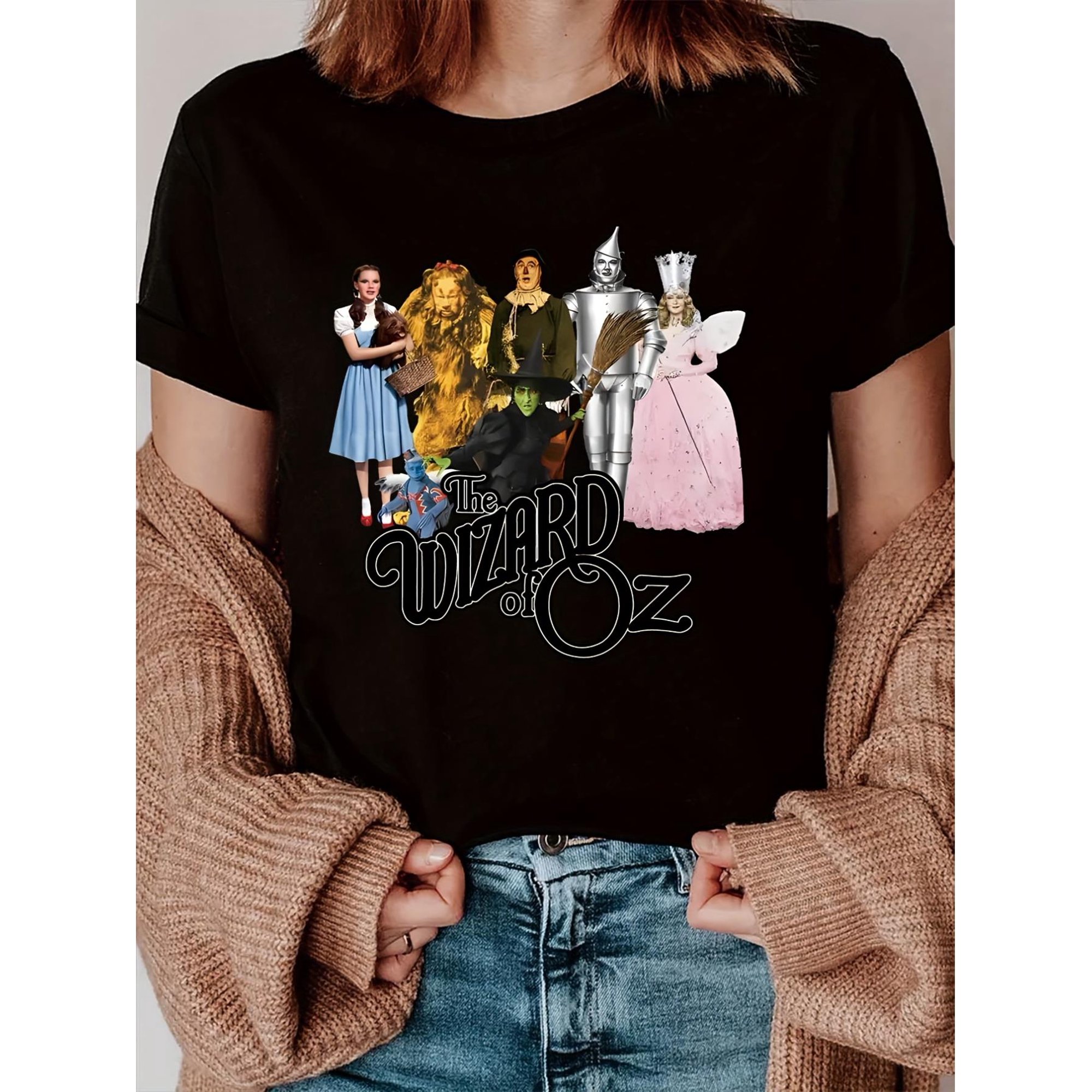 Click here for Generic Wizard Of Oz Graphic Tee For Women - Casua... prices