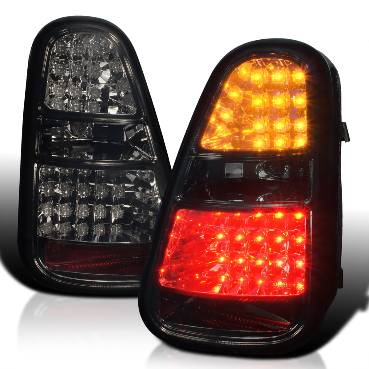 Spec-D Tuning LED Tail Lights Rear Brake Signal Smoke Lens Compatible ...