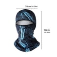 Adjustable Elastic Ice Silk Face Mask Quick Dry Breathable Sun Defense ...