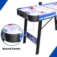 Foldable 3 in 1 Game Table Air Hockey,Shuffleboard,Bowling for Family ...