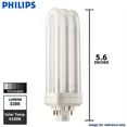 Philips 42w Triple Tube 4-Pin GX24Q-4 4100K Fluorescent Light Bulb ...