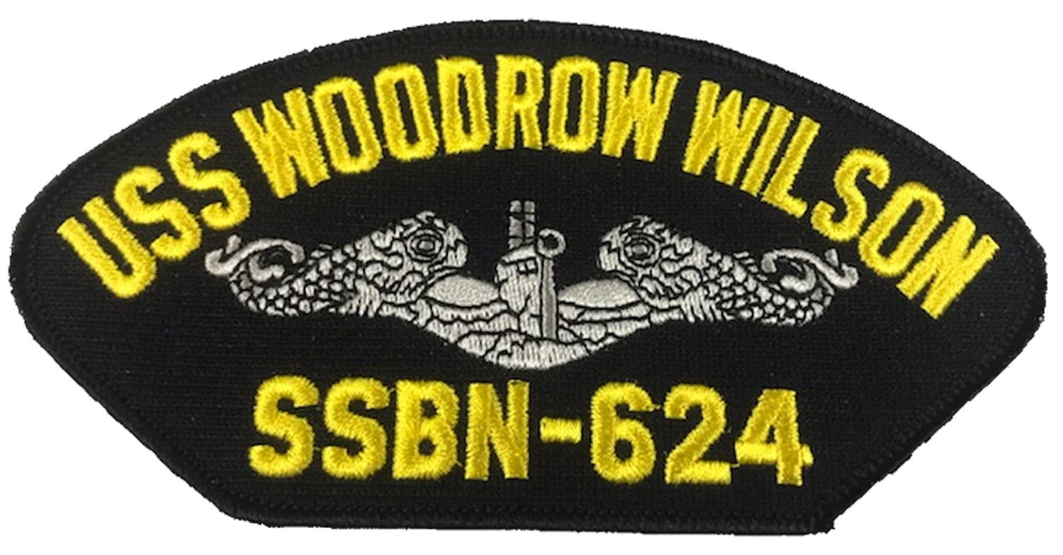 USS Woodrow Wilson SSBN-624 Ship Patch - Great Color - Veteran Owned ...