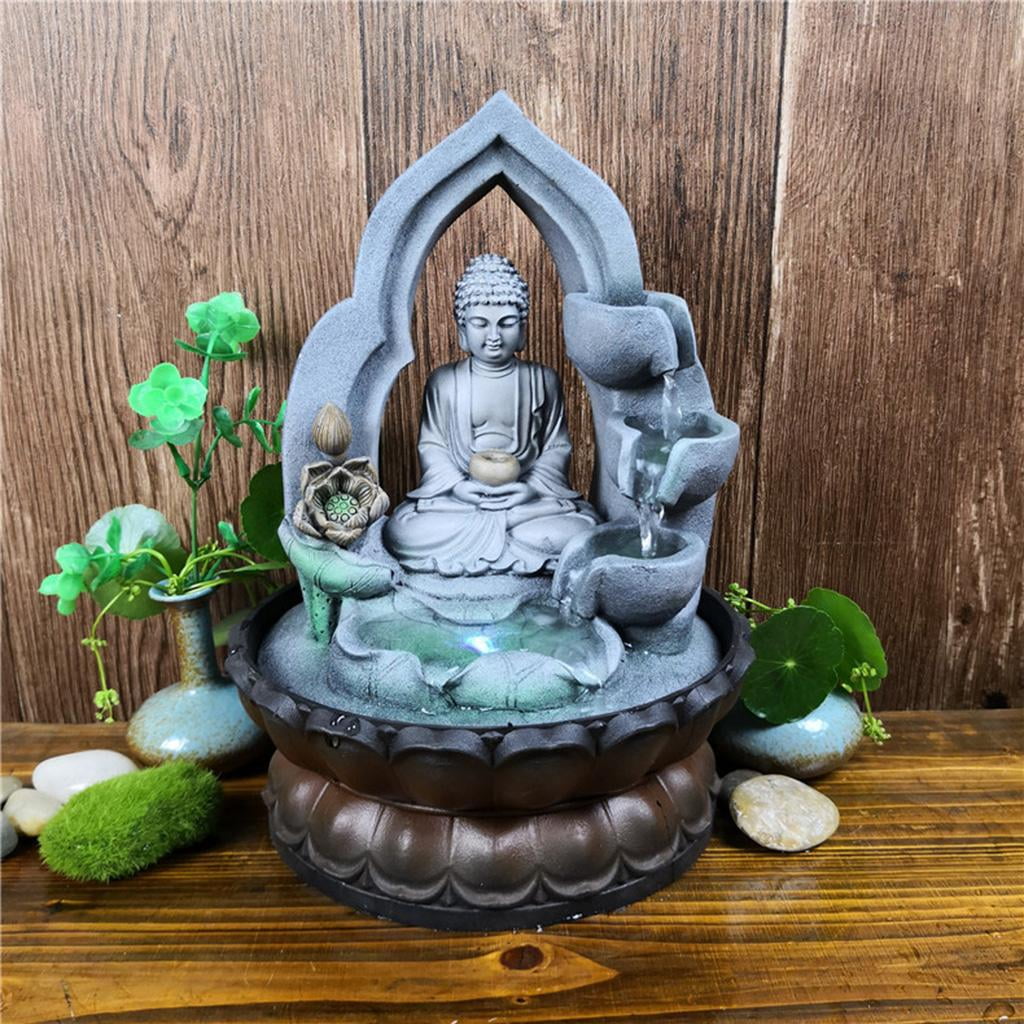 Click here for Elodie Petsola Tabletop Fountain Buddha Waterfall... prices