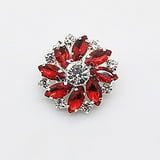 Crystal Rhinestone Button Covers, Flower Sleeve Decorative Buttons ...