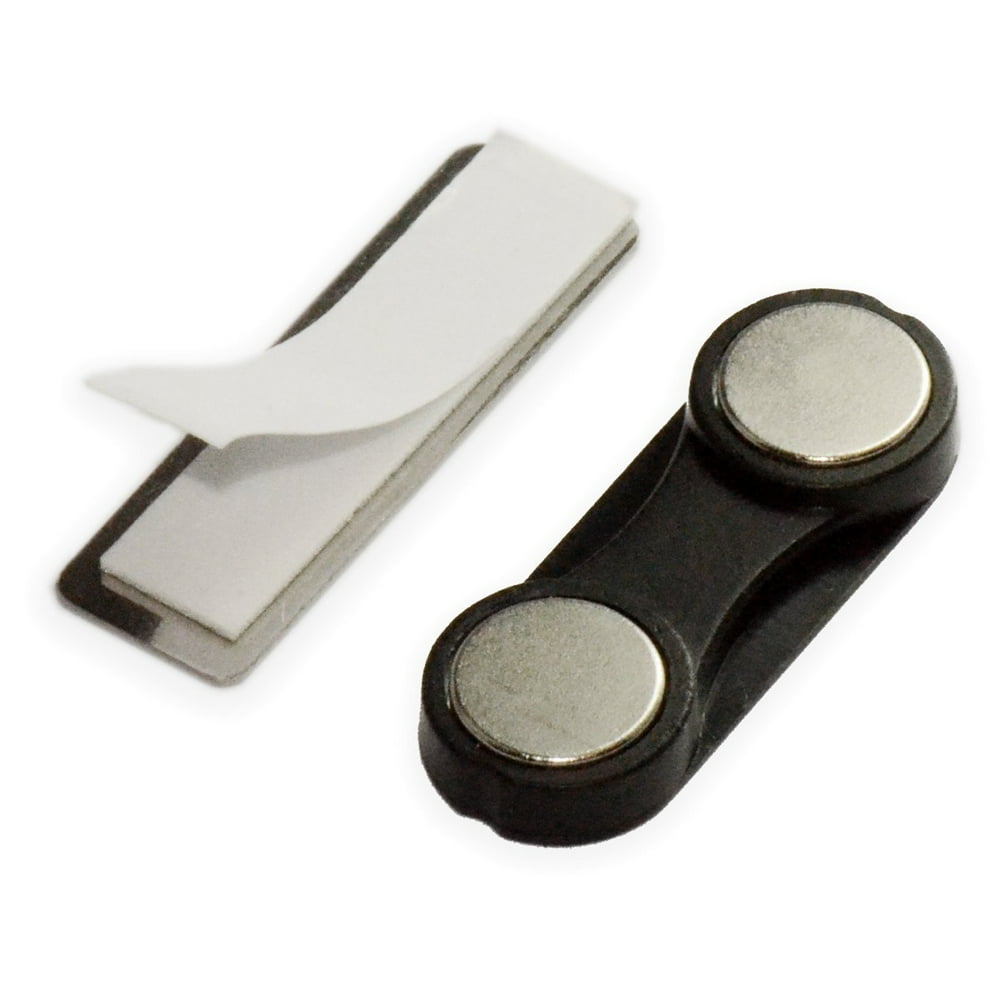 100 Sets CMS Magnetics® 2Mag-3 Magnet Plastic Neodymium Name Badge ...