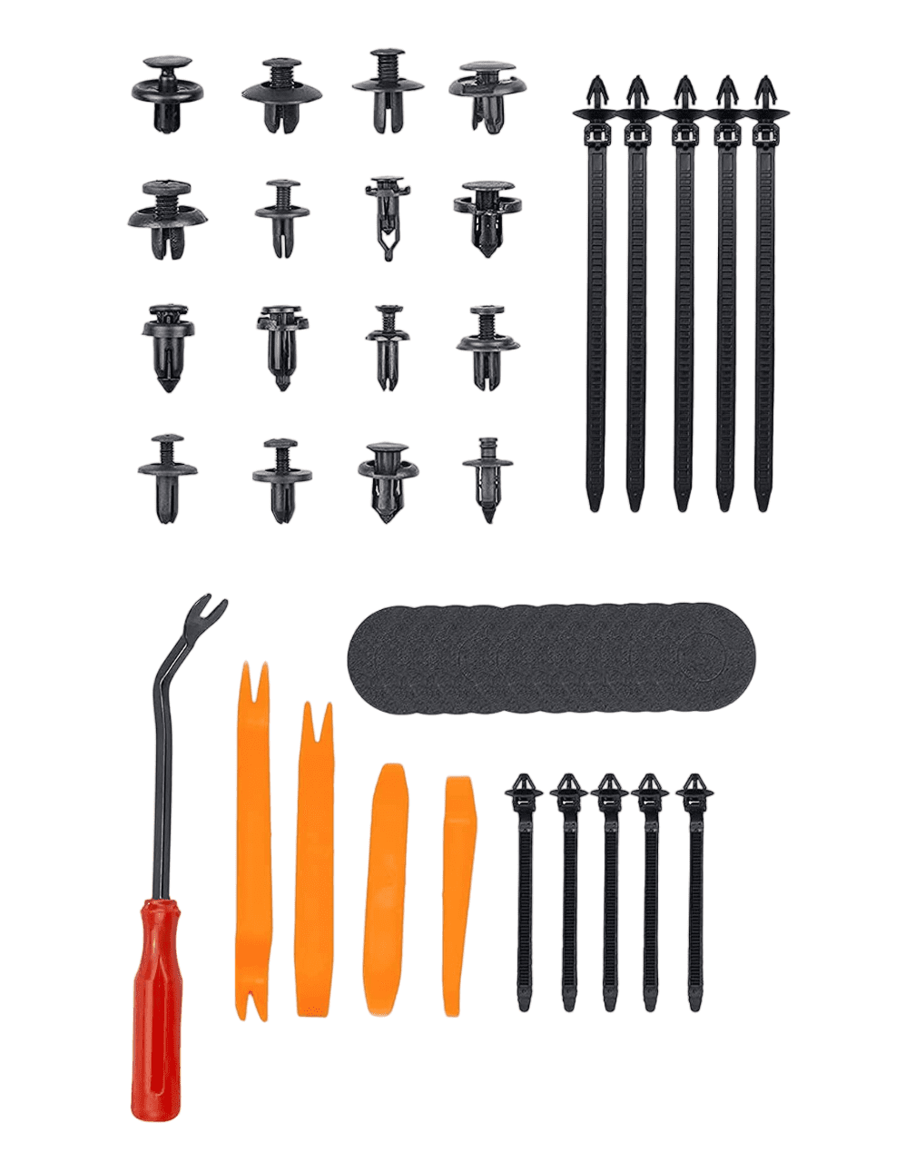 Kit De Grapas Automotriz 635pcs 16 Modelos Con Quita Grapas | Walmart ...