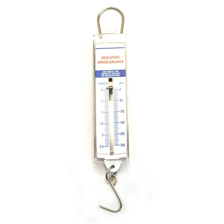 Premium Spring Balance, 0-250g / 0-2.5N - High Resolution, Dual ...