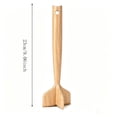 Wooden Meat Chopper Potato Masher Multi Functional Ground Beef Smasher ...