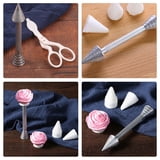 1 Set of DIY Cake Cream Flower Sticks Cake Decoration Tools Baking ...