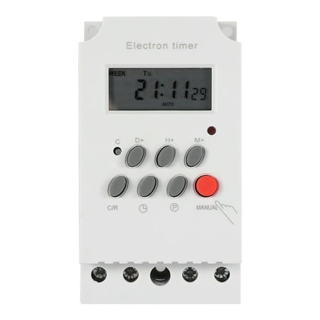 Programmable Time Switch,KG316T-II 30A Digital Timer Programmable Timer ...