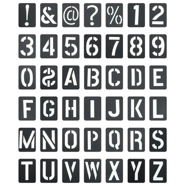 Mr. Pen- Letter Stencils, 12 Pack, 4 x 7 Inch, Alphabet Stencils ...