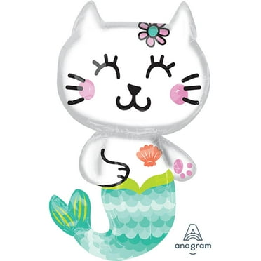 Little Mermaid Centerpiece Balloon Inflate with Air 20" Tall - Walmart.com