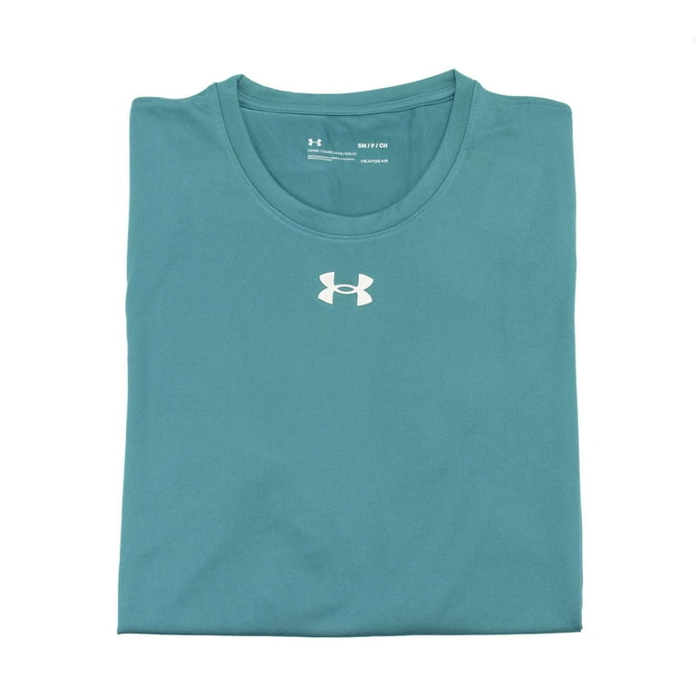 Under Armour Men's Locker 2.0 Long Sleeve Shirt TEAL | SILVER LG