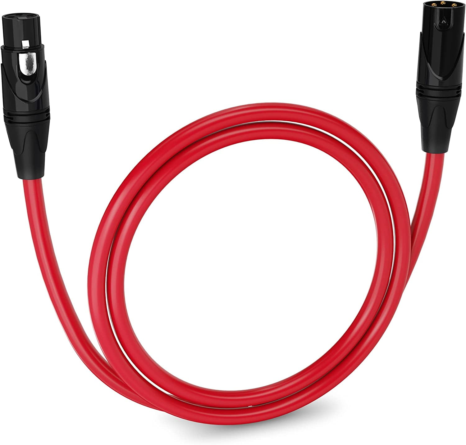LyxPro 3 feet Microphone XLR Cable, Male to Female, 3 Pin Mic Cable ...