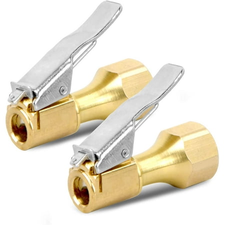 Doryum Air Chuck, 2 Pcs Heavy Duty Brass Air Chuck Closed Flow Straight ...