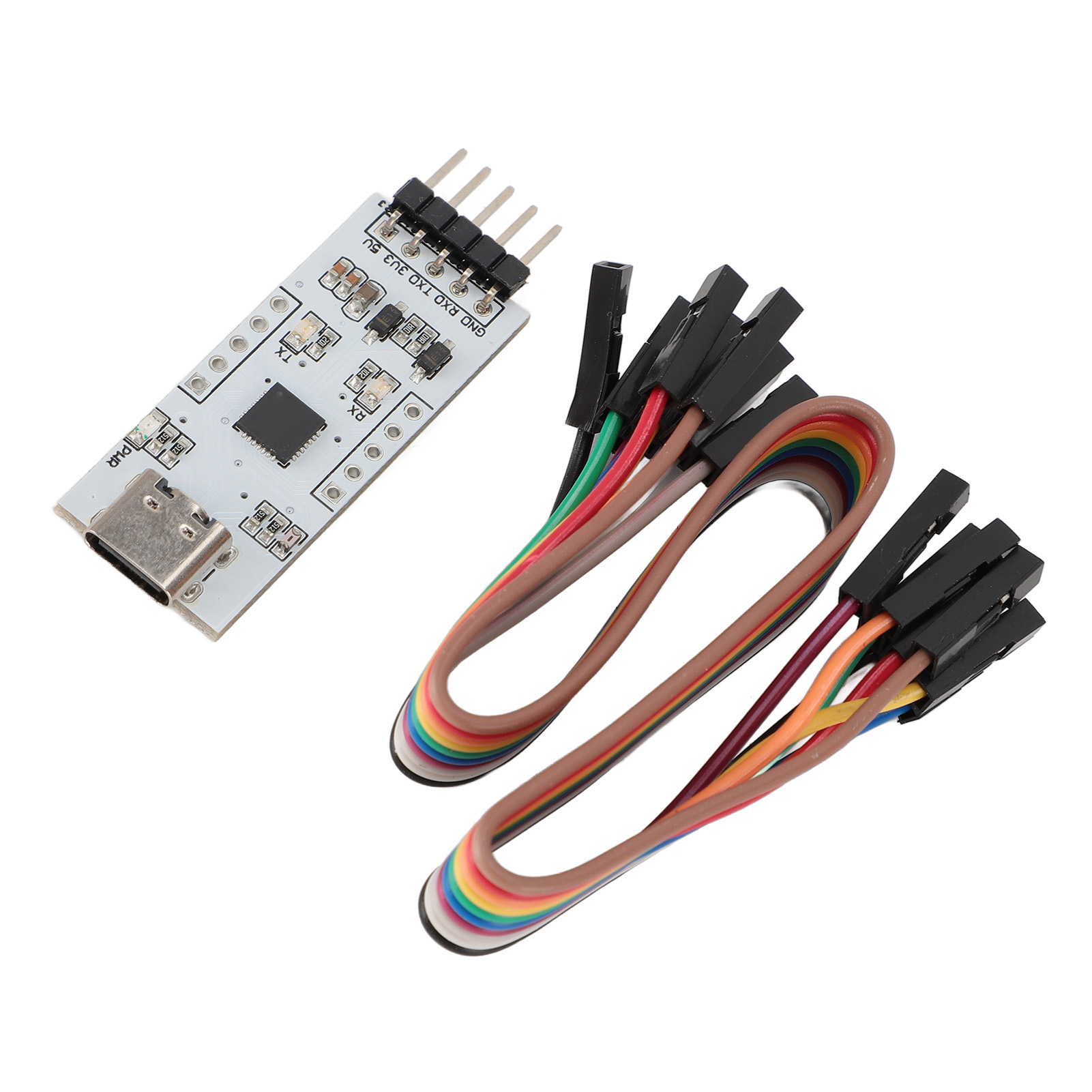 Módulo USB C A Uart, PCB USB A Módulo Serie TTL Fácil De Conectar Para ...