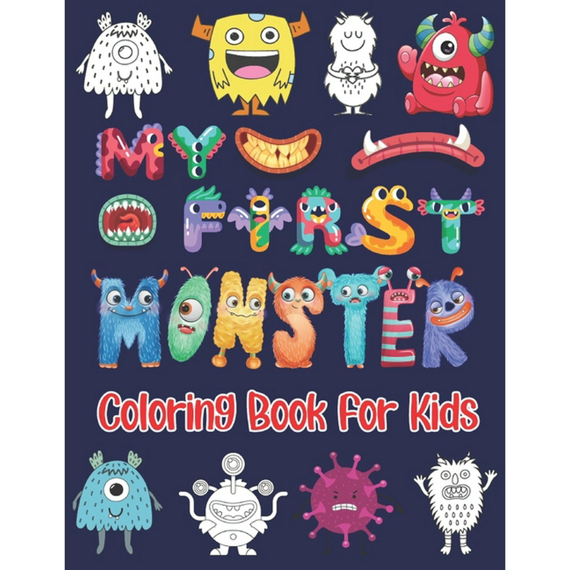 Cute Cartoon Monsters Fuzzy