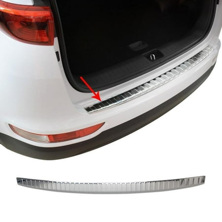 Chrome Rear Bumper Guard Trunk Sill Cover S.Steel for Kia Sportage 2017 ...