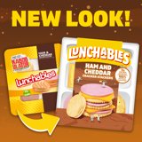 Lunchables Ham & Cheddar Cheese Cracker Stackers Kid Lunch Snack, 3.5 ...