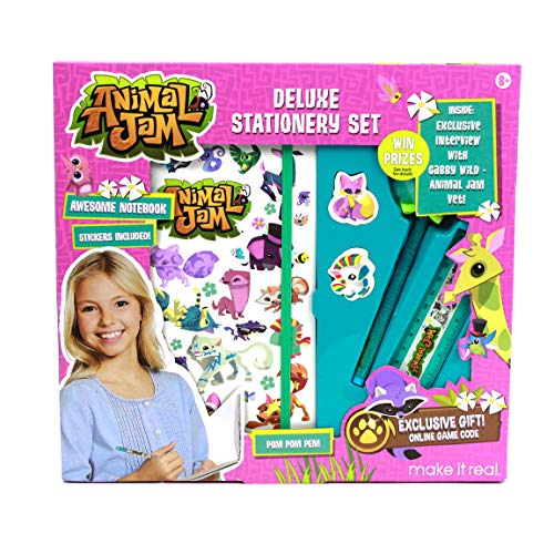 Animal Jam Ultimate Fan Craft Kit - Sketchbook and Jewelry Making Set ...