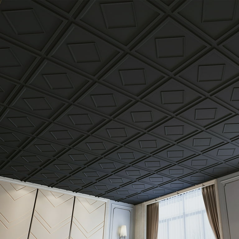 12 Square Ceiling Tiles | Shelly Lighting
