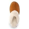 Joyspun Women's Faux Suede Platform Clog Slippers - Walmart.com