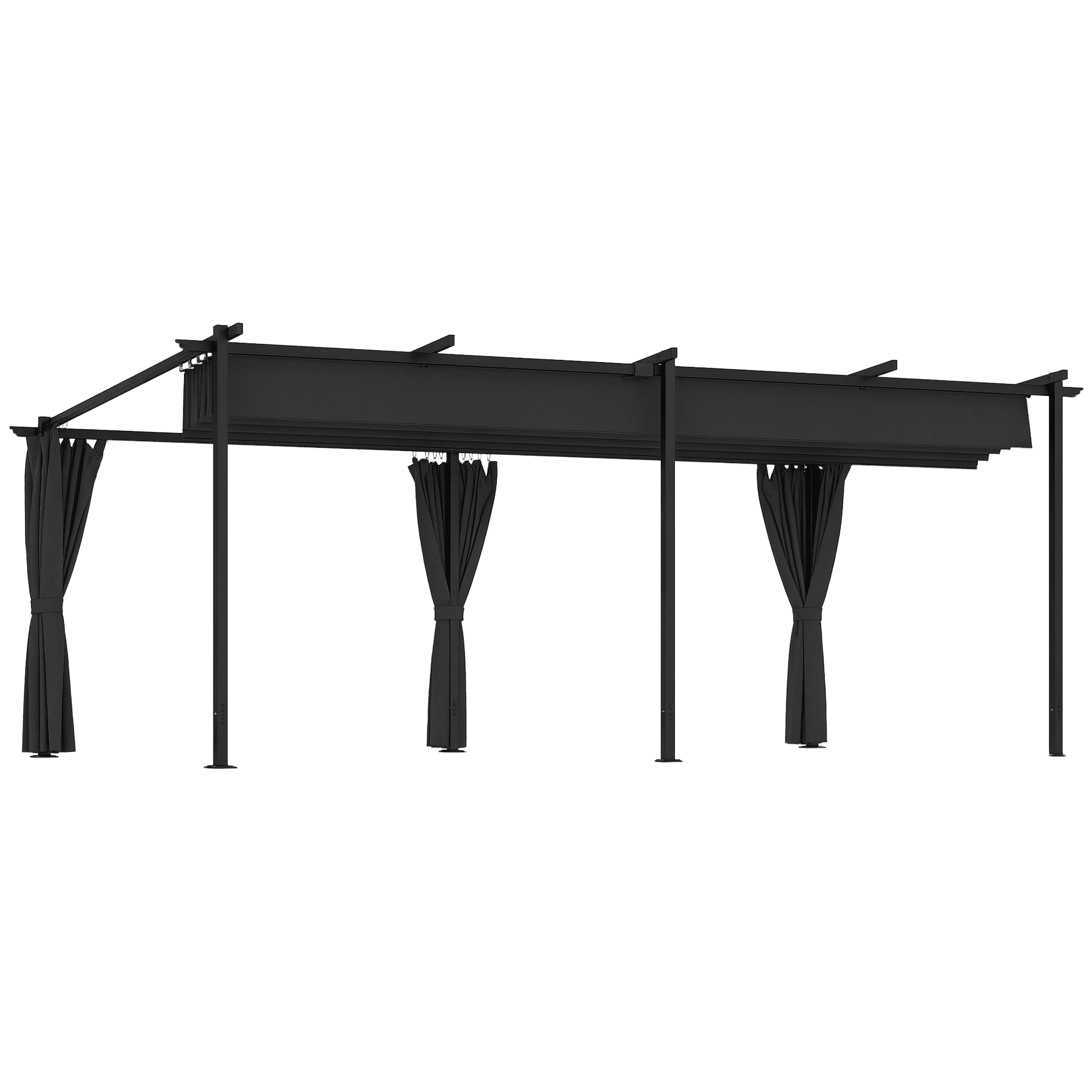 Click here for Outsunny 10 X 20 Metal Pergola With Retractable Ca... prices